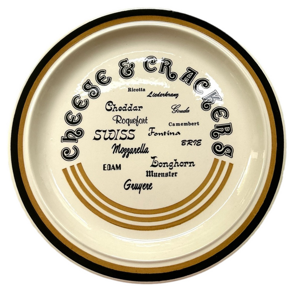 Vintage | Dining | Vintage Cheese Platter Charcuterie Plate Mcm Ceramic ...